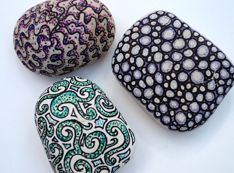 Getting creative with pebbles