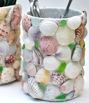 A Shell and Sea Glass Craft Project
