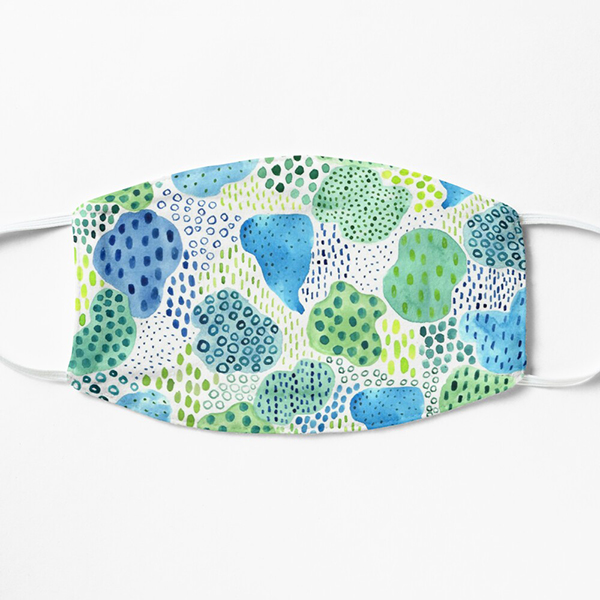 watercolor-blobs-face-mask | Creative in Chicago